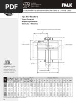 Acoplamento Vulkan Tipo Normex - Tabela Dimensional | PDF