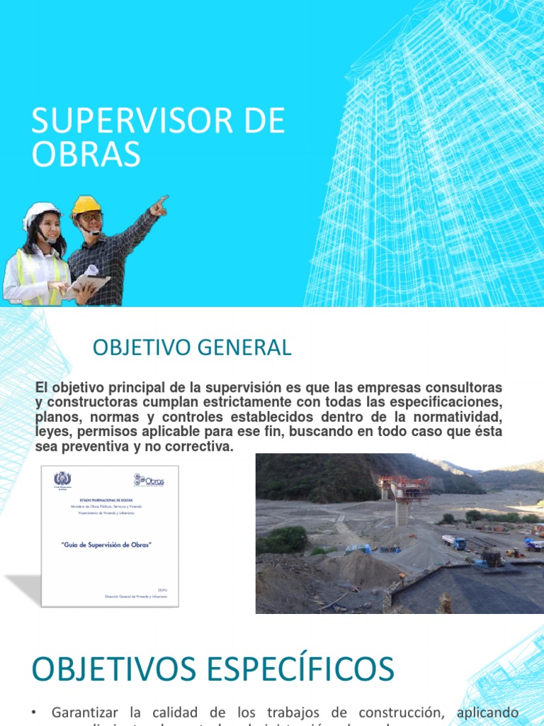3.supervisor de Obras | PDF | Contratista general | Science