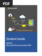 MOS POWERPOINT 2019 Study Guide | PDF | Microsoft Word | 3 D Computer ...