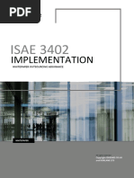 ISAE 3402 Compliance Guide | PDF | Financial Audit | Audit