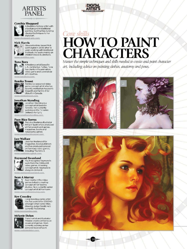 How To Paint Characters, Part1 | PDF