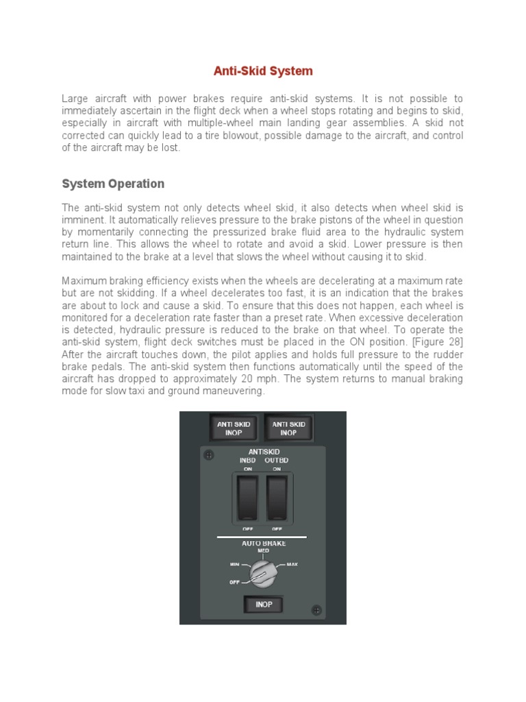 Anti Skid System | Download Free PDF | Anti Lock Braking System | Brake
