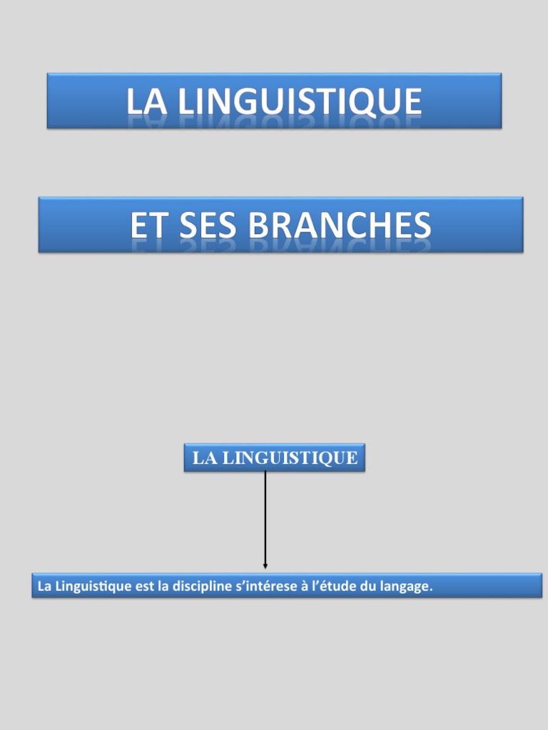 Linguistique ppt-01 | PDF | Syllabe | Linguistique