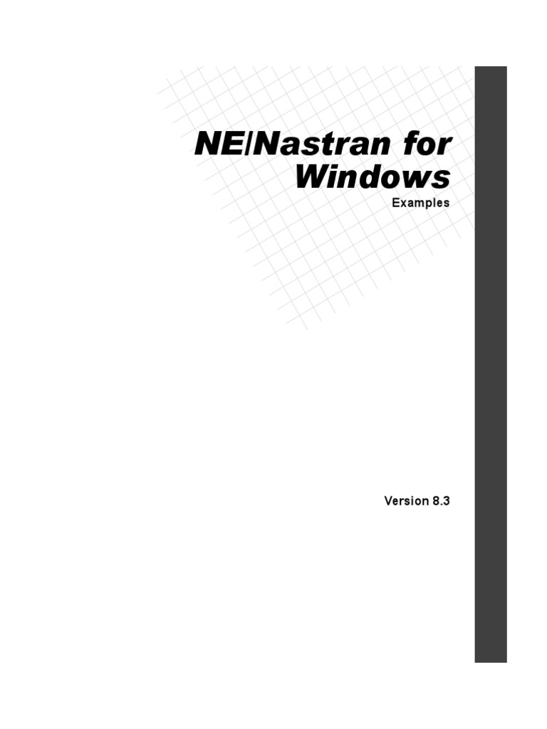 Examples Nastran | Download Free PDF | Microsoft Windows | Computer ...