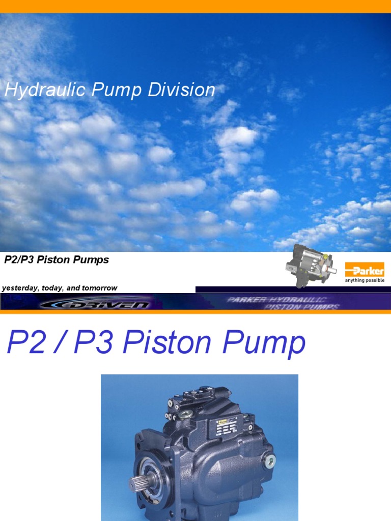 P2/P3 Hydraulic Pump Overview | PDF | Pump | Turbocharger