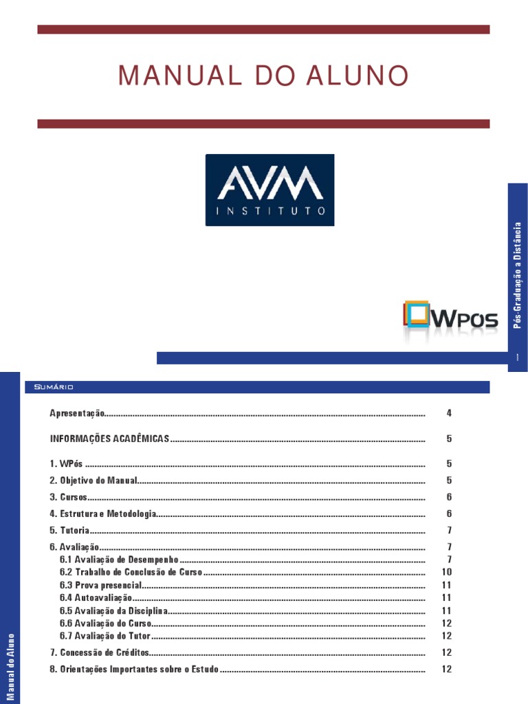 Manual Do Aluno | PDF