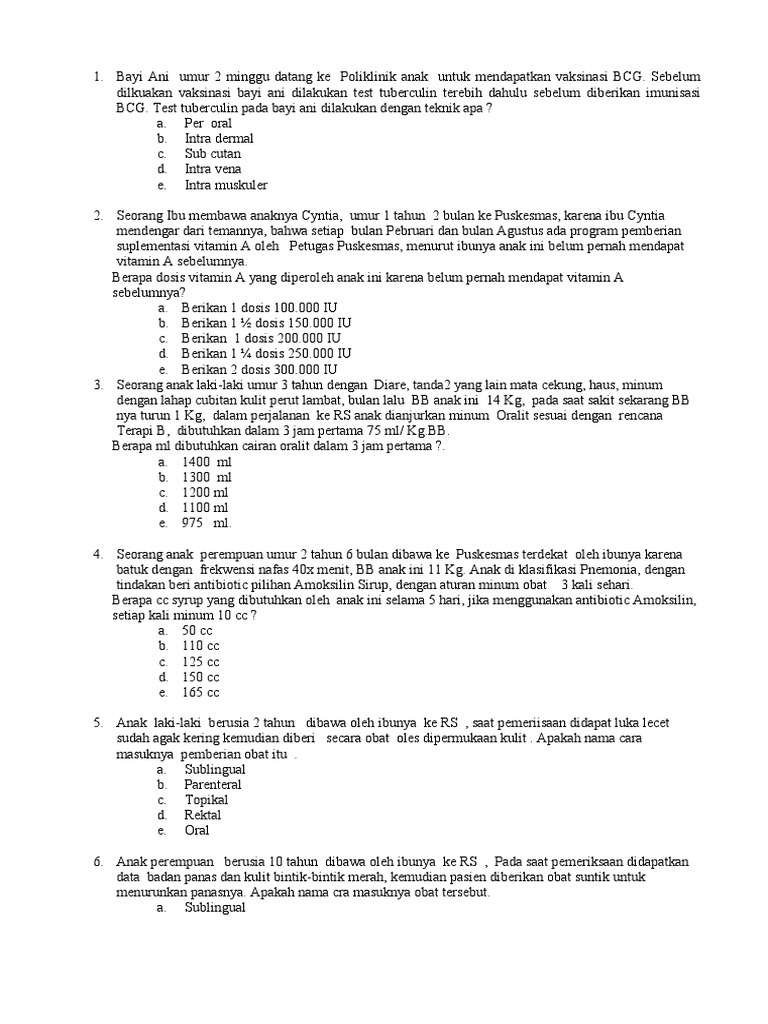 Kep. Anak | PDF | Pengembangan Diri | Kesehatan Holistik