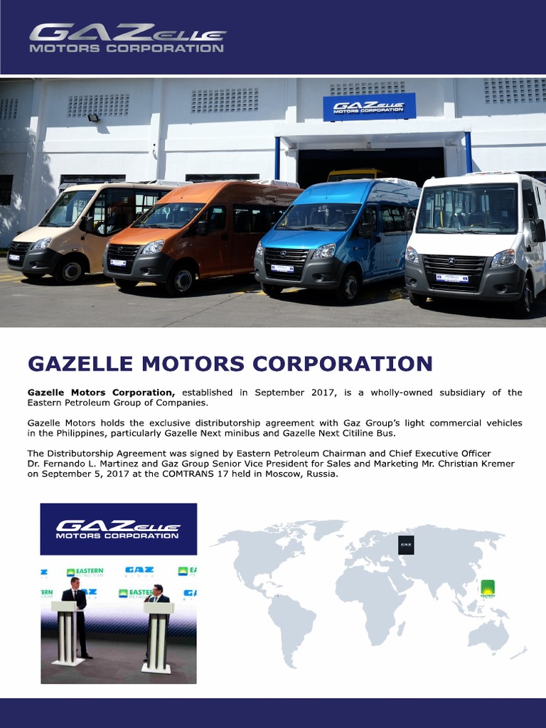 Company Profile Gazelle | PDF | Commercial Vehicles | Motor Vehicle