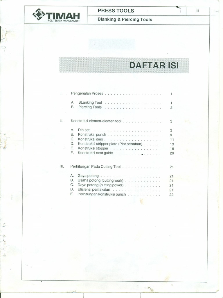 Blanking Piercing | PDF