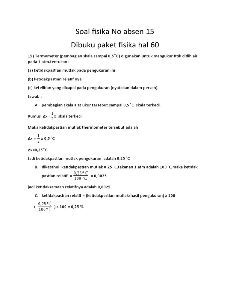 Soal Fisika Juhaeni | PDF | Metode & Bahan Ajar | Sains & Matematika