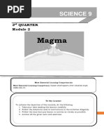 Science 9 Las Quarter 3 | PDF | Types Of Volcanic Eruptions | Volcanic Ash