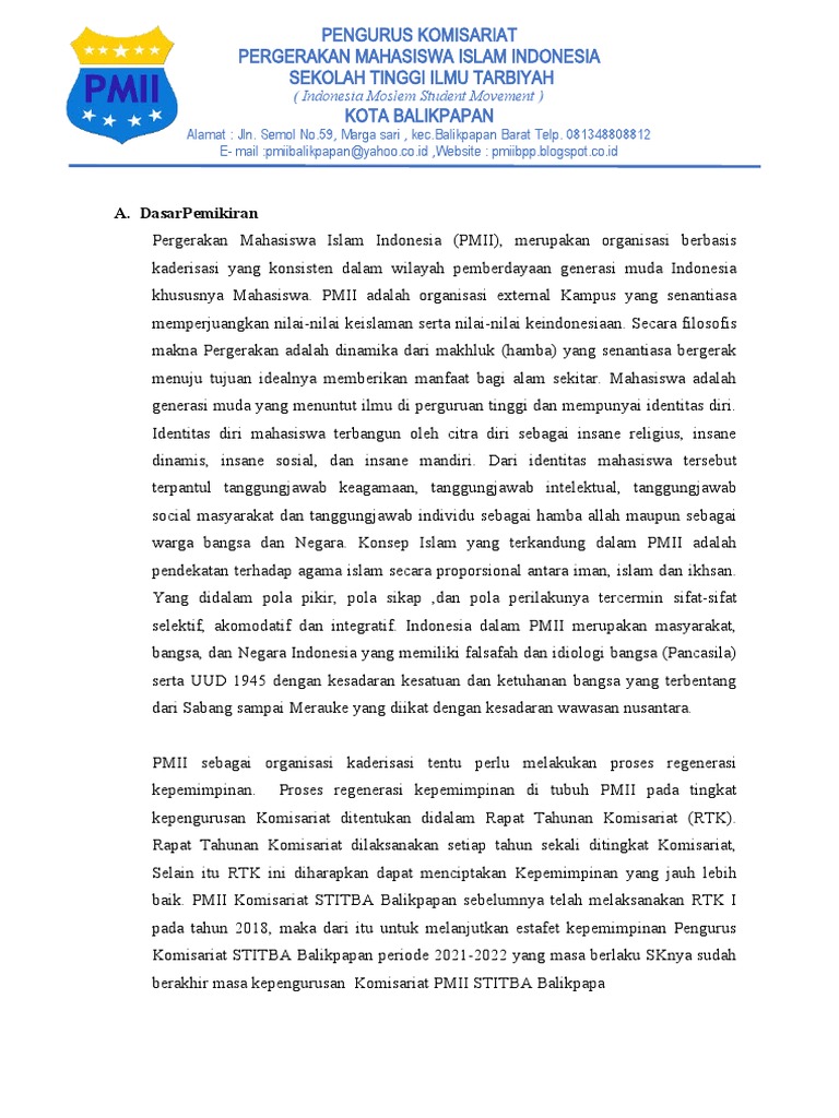 Proposal RTK VI | PDF