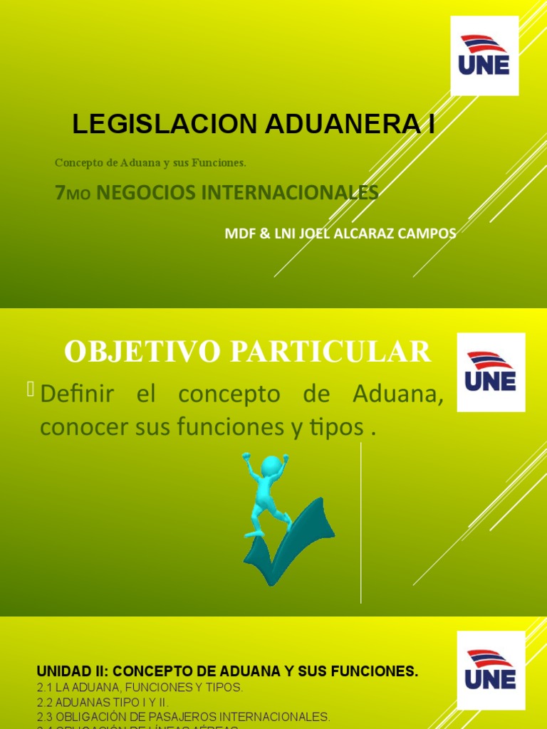 Unidad II Concepto de Aduana y Sus Funciones | PDF | aduana | El ...