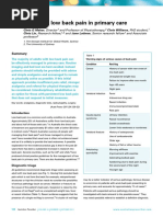 CORE Back Tool for Low Back Pain Management | PDF | Low Back Pain ...