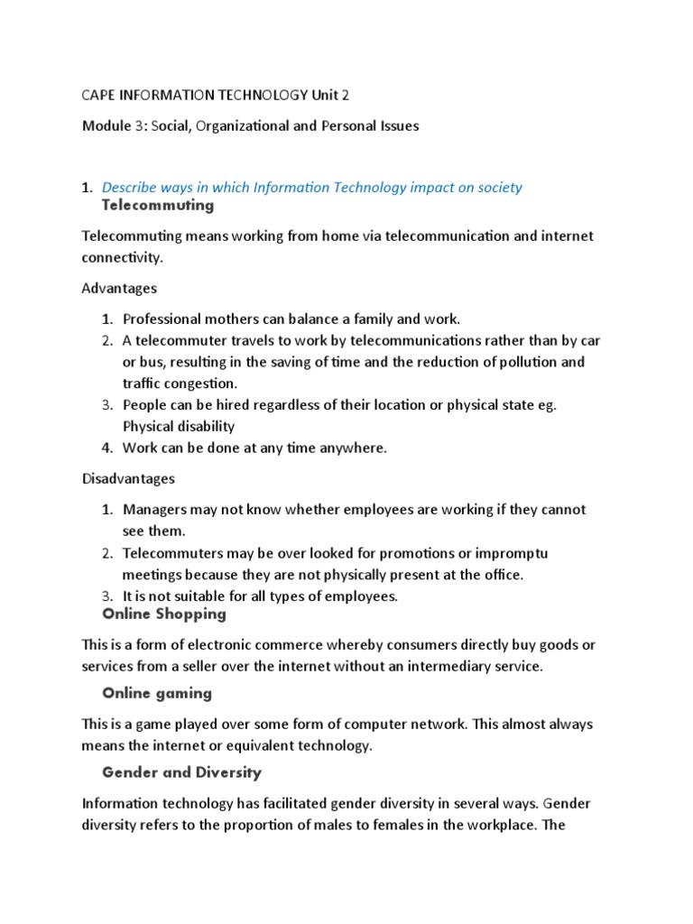 Cape Unit 2 Module 3 Notes | PDF | Felony | Computer Virus