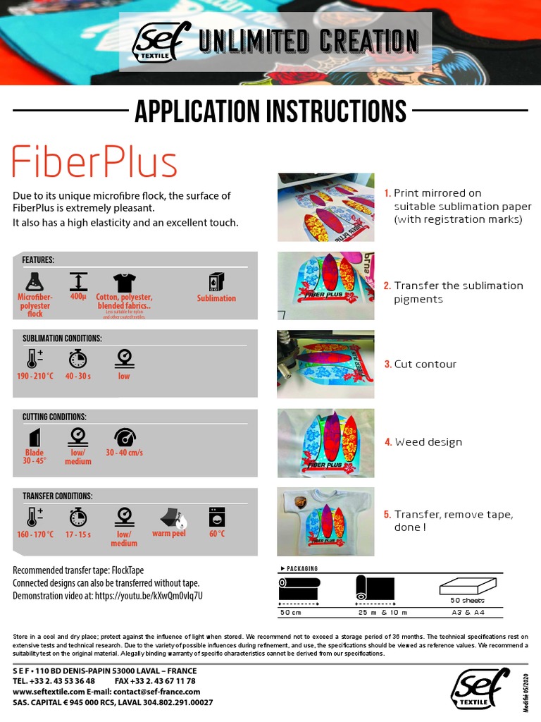 Application Instructions - FiberPlus | PDF | Textiles | Materials