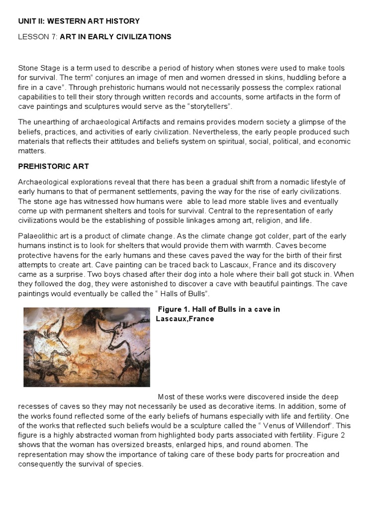 Lesson-7 Art-In-Early-Civilizations | PDF | Ancient Egypt | Archaeology