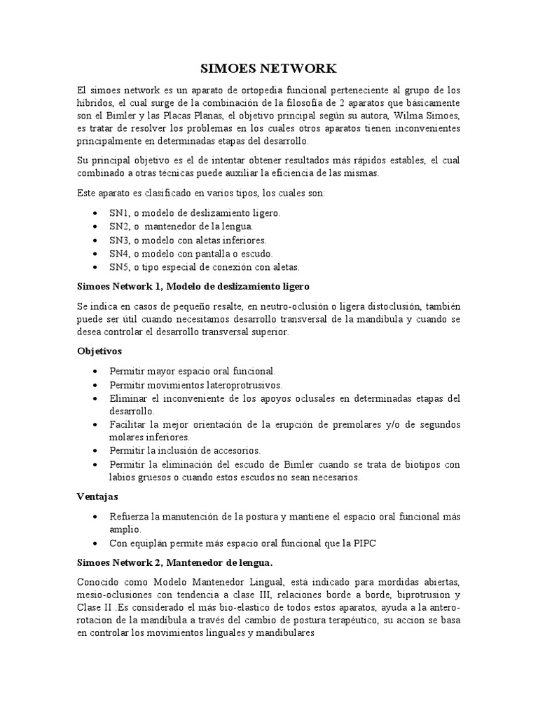 Simoes Network | PDF | Lengua | Ortodoncia