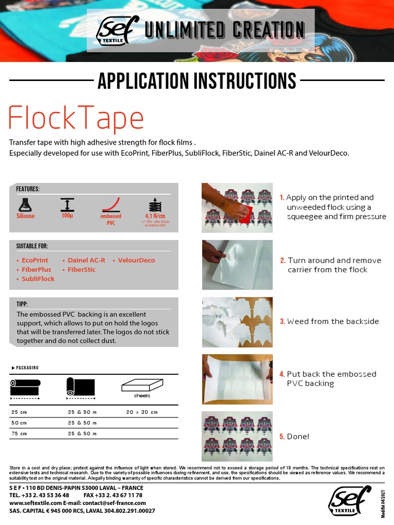 Application Instructions - FlockTape | PDF | Building Materials ...