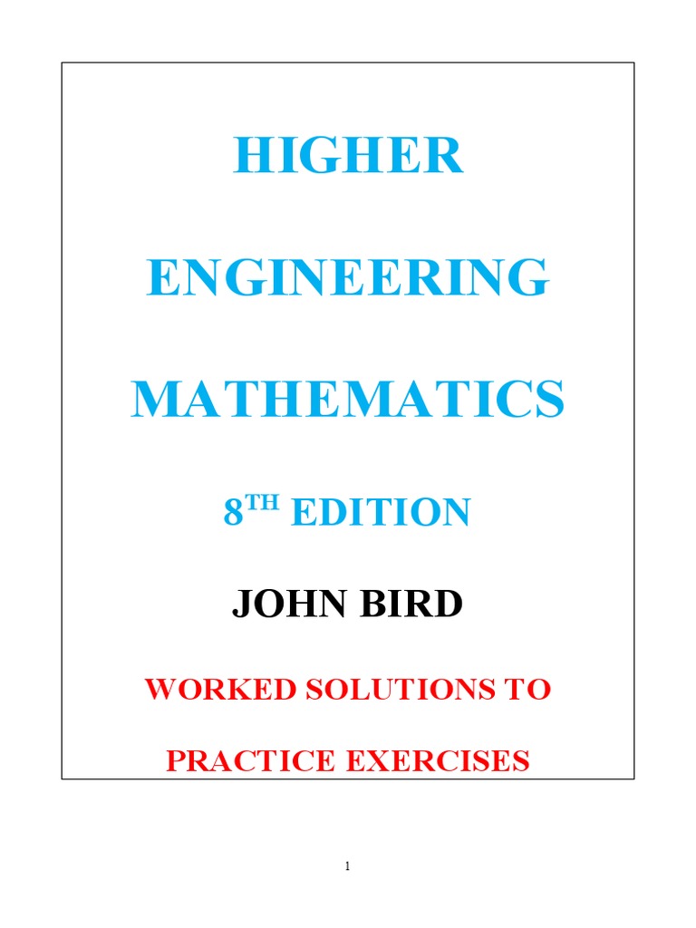 Higher Engineering Mathematics: 8 Edition | PDF | Laplace Transform ...
