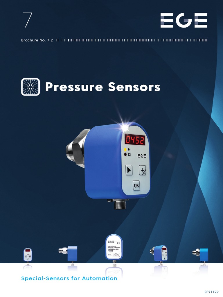 EGE Pressure Sensors | Download Free PDF | Sensor | Analogue Electronics