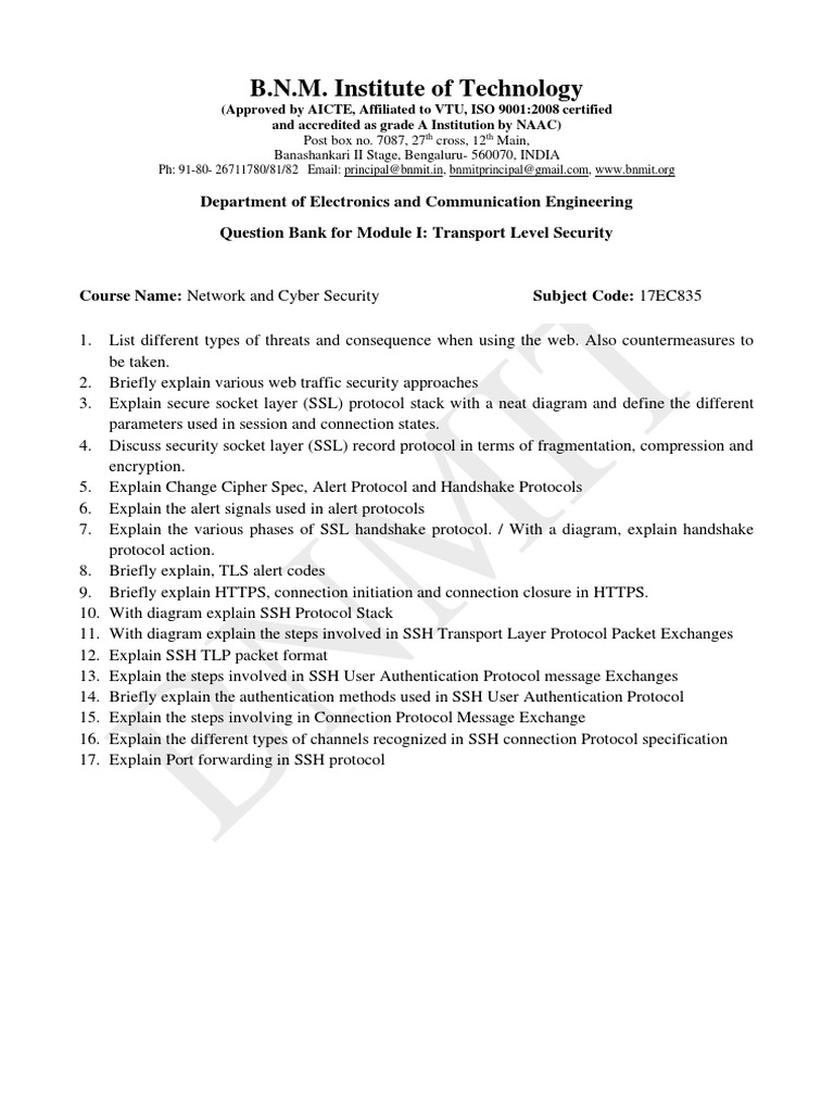Module 1-NCS | PDF | Transport Layer Security | Hypertext Transfer Protocol