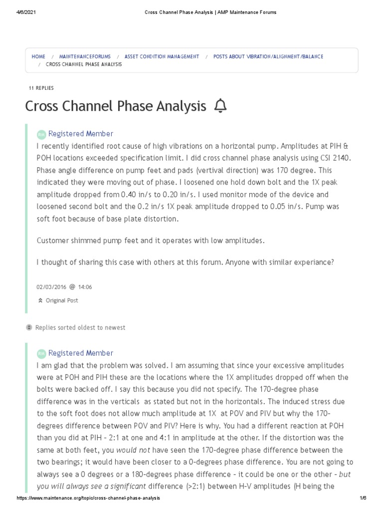 Cross Channel Phase Analysis: Registered Member | PDF | Resonance ...