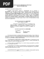 Acknowledgment Receipt Tagalog | PDF