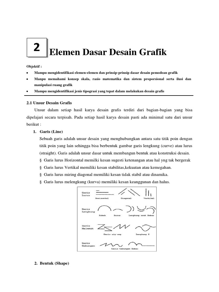 Elemen dan Prinsip Desain Grafis | PDF