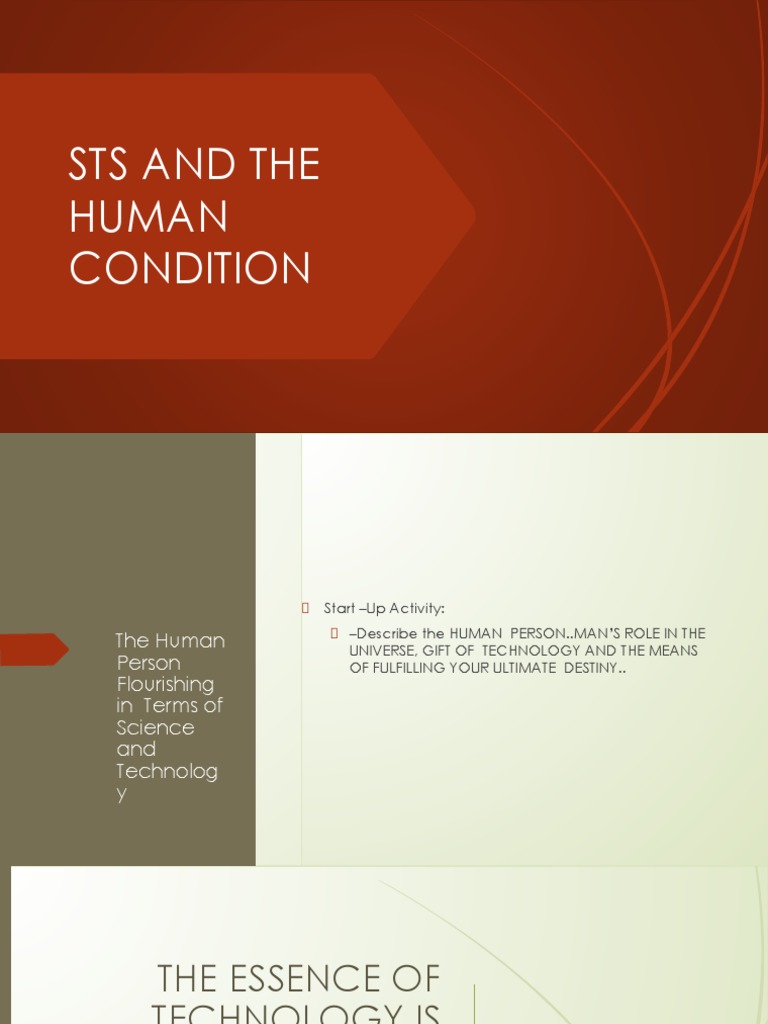 Science Technology and Society and Human Conditions | PDF | Meaning Of ...