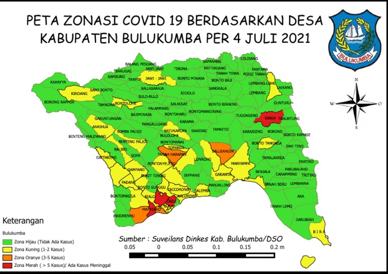 Peta Zonasi Covid 19 4 Juli 2021 | PDF