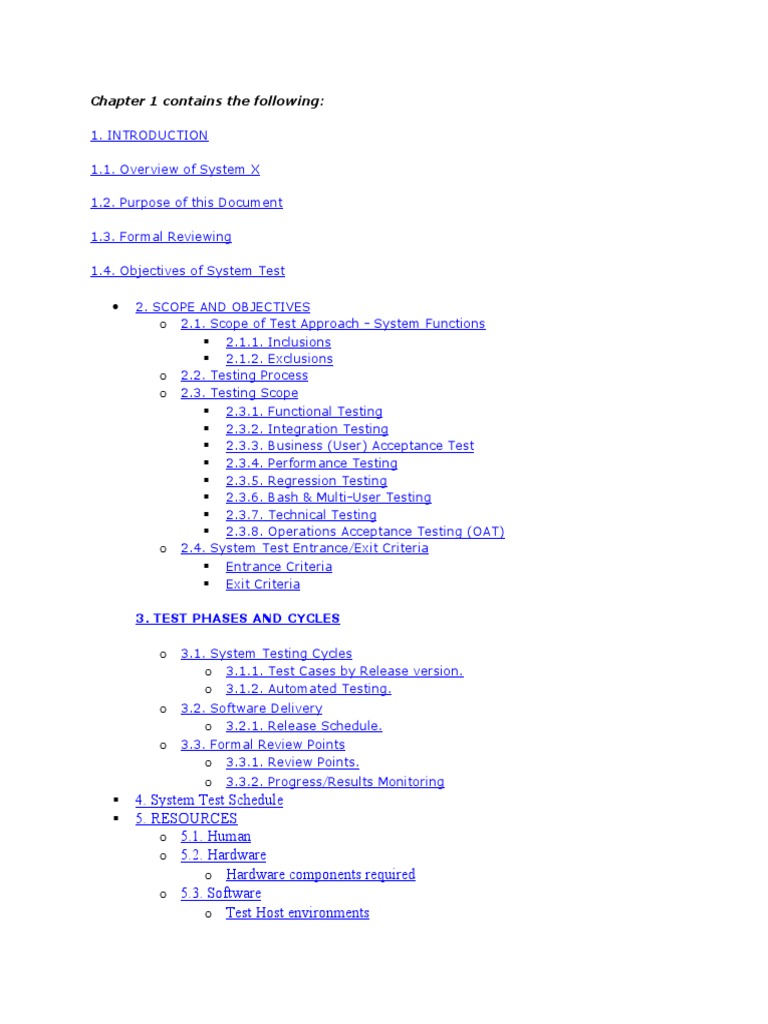 RS Test Plan Sample of Project | PDF | Software Testing | Software Bug