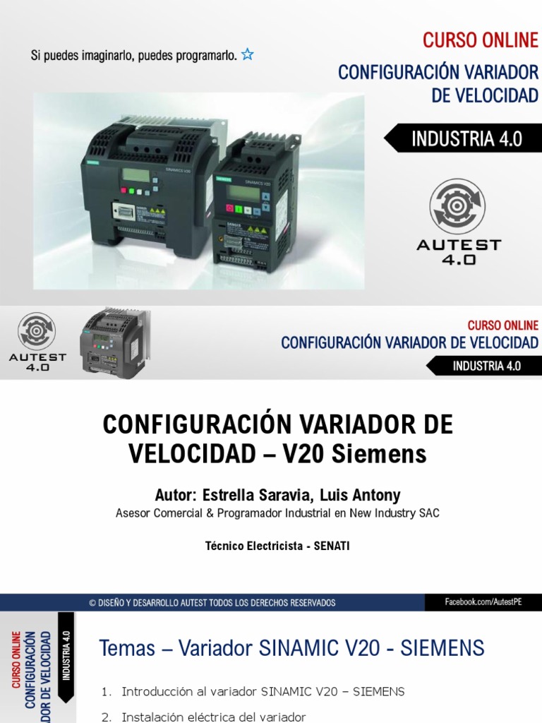 Guía de Configuración de Variadores | PDF | voltaje | Relé