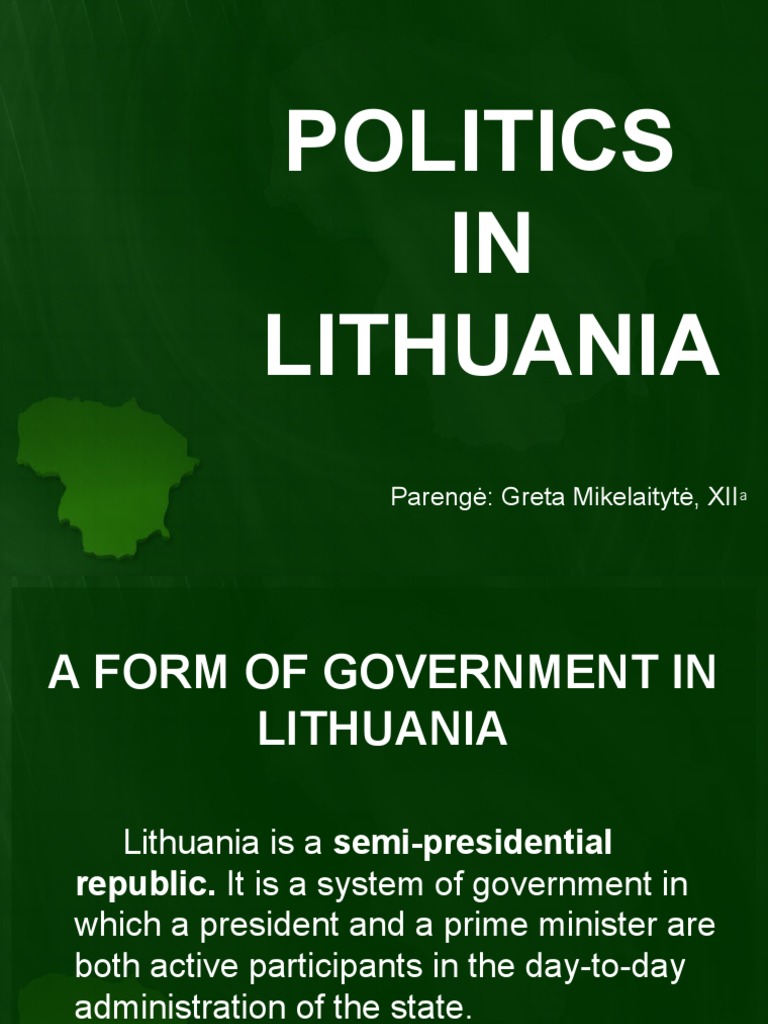Politics in Lithuania | PDF