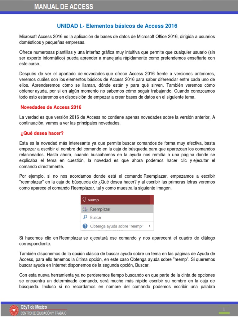 Libro de Access | PDF | Ventana (informática) | Archivo de computadora