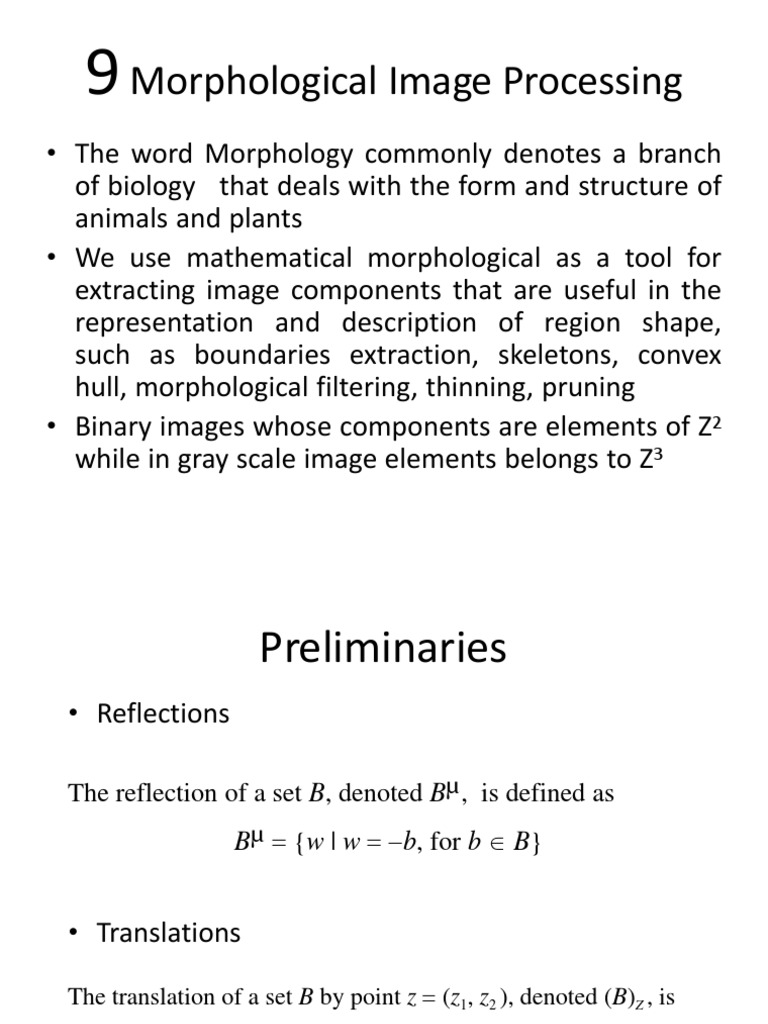 Digital Image Processing (Chapter 9) | PDF | Computer Graphics | Image ...