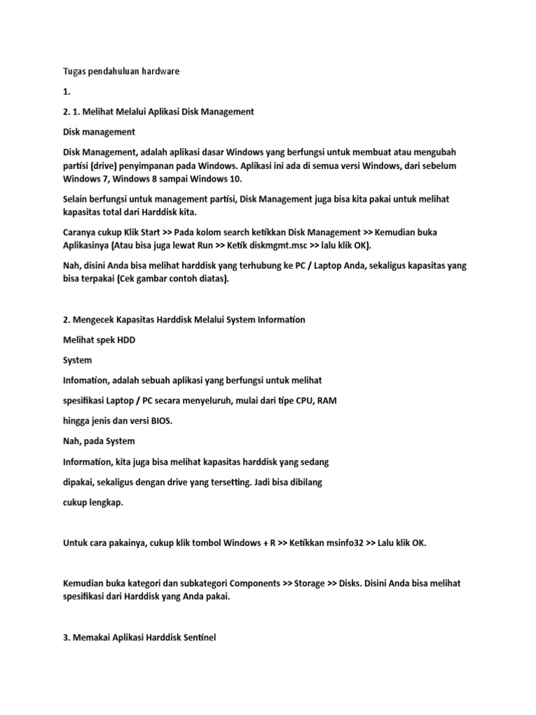 Tugas Pendahuluan Hardware | PDF