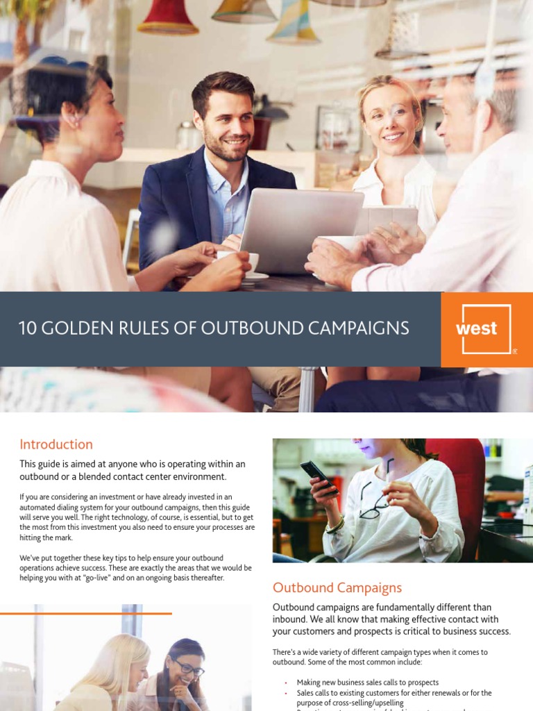 10 Golden Rules of Outbound | PDF | Call Centre | Cloud Computing