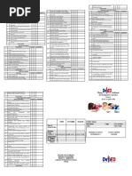 Ecd Checklist - Tagalog Version - Sy 2024-2025-1 | PDF | Linguistics ...