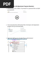 Epson Adjustment Program Guide | PDF | Printer (Computing) | Computing