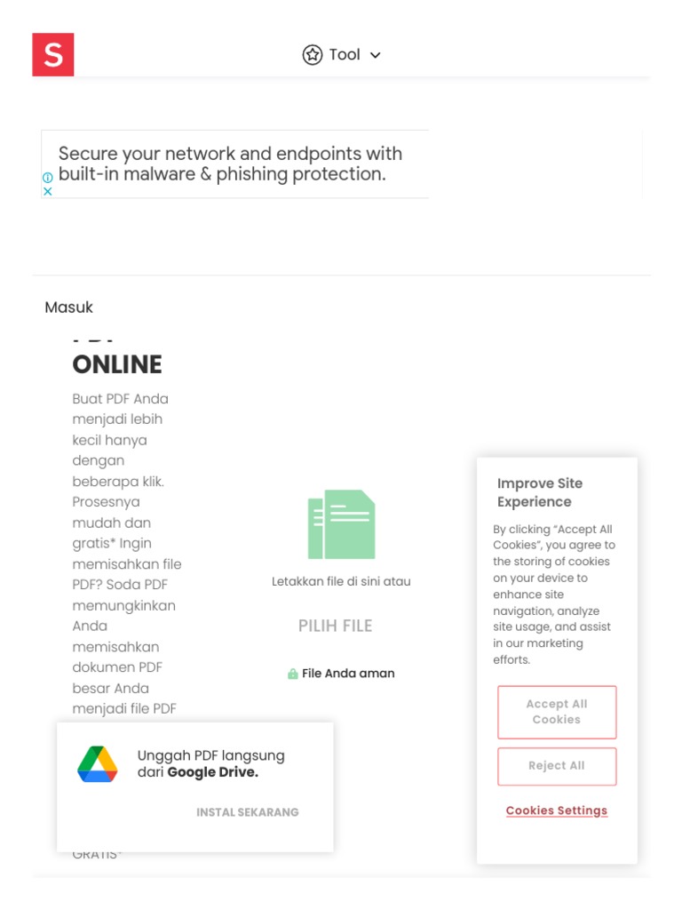 Pisah PDF - Memisahkan PDF Menjadi Beberapa File Secara Online | PDF
