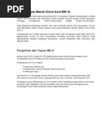 Cara Membuat Mutual Check Nol MC 0 DENIF | PDF