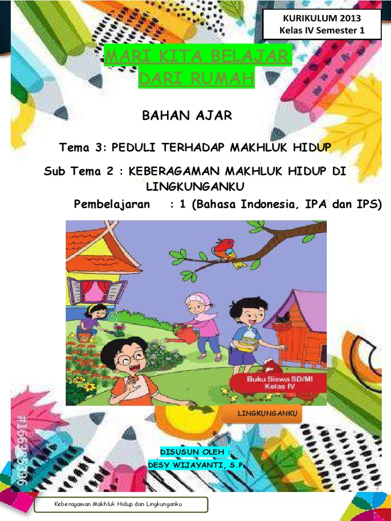 Bahan Ajar Tema 3 SB 2 PB 1 | PDF