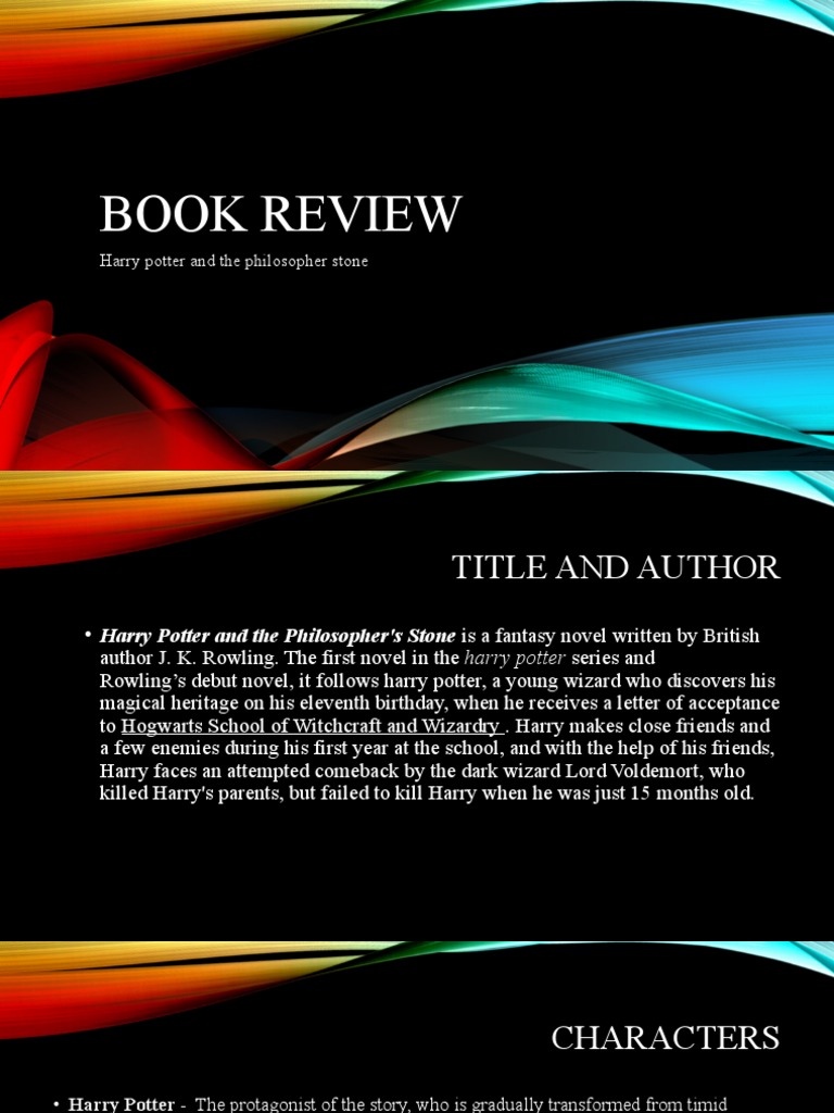 Harry Potter Book Review Summary | PDF | Contemporary Fantasy Novels ...