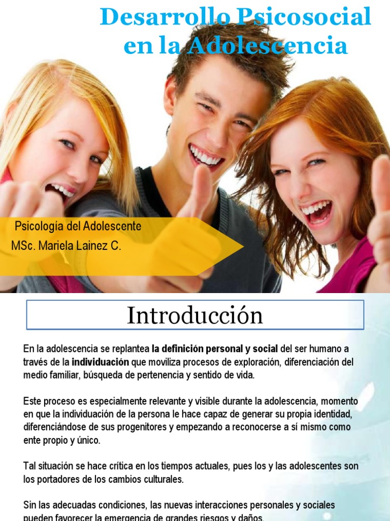 Desarrollo Psicosocial en La Adolescencia 21 | PDF | Adultos | Control de la natalidad