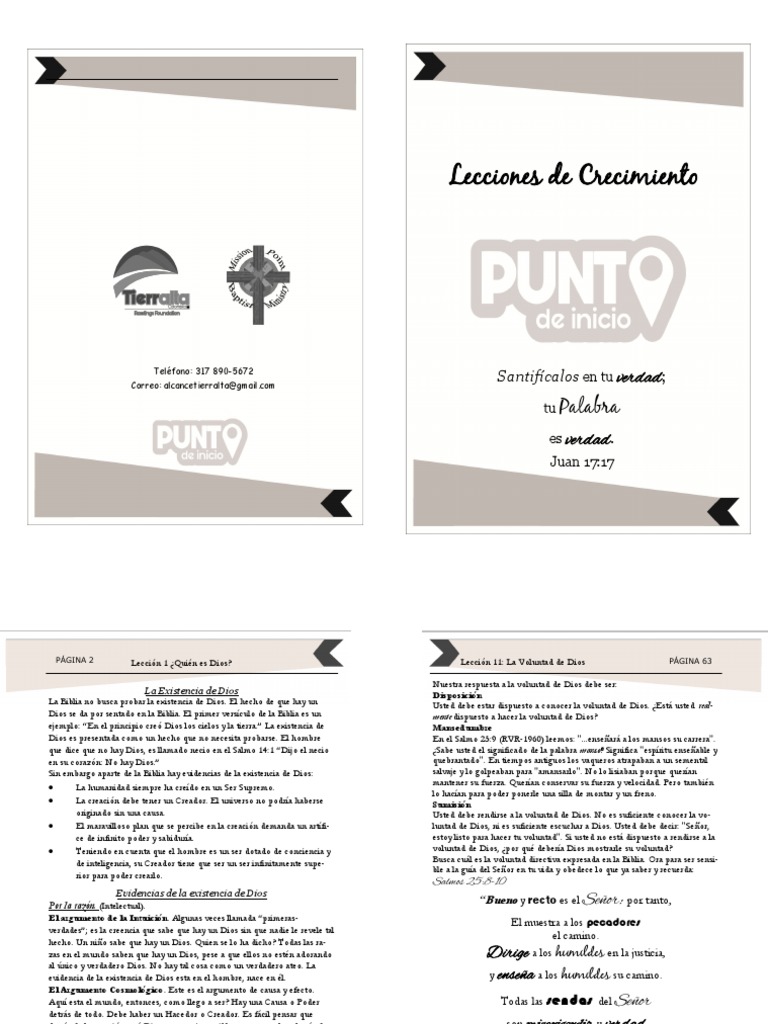 Manual Punto de Inicio | PDF | Dios | Cristo (título)