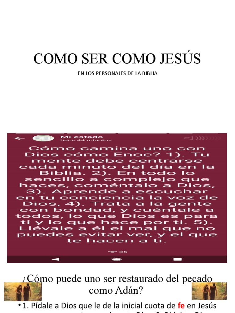 Como Ser Como Jesús | PDF | Pecado | Salvación
