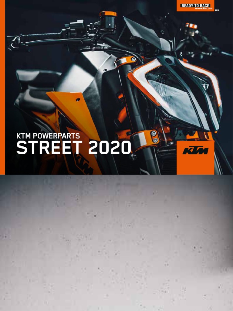 KTM Folder PowerParts Street 2020 ES-EN | PDF | Science | Ciencia y ...