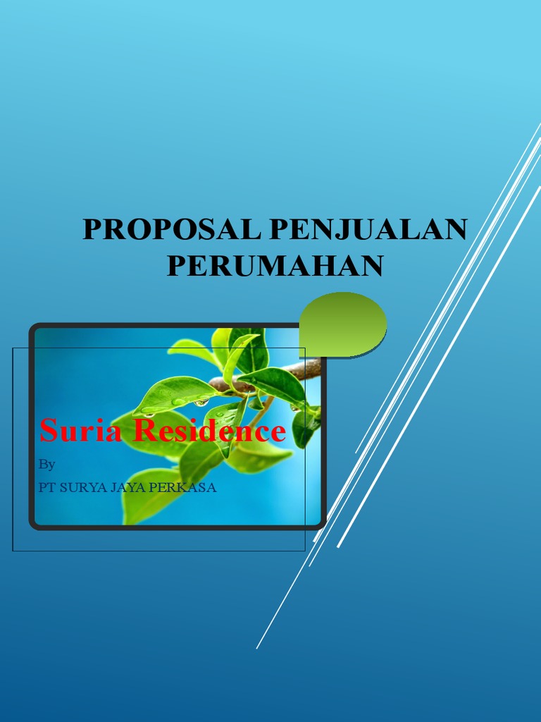 Proposal Penjualan Perumahan Suria Residence | PDF
