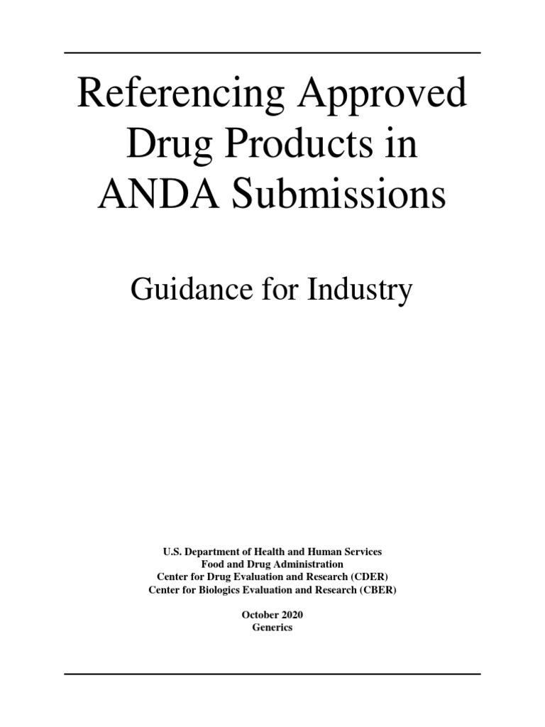 GUI - Final - Referencing - Approved - Oct 2020 | PDF | Food And Drug ...